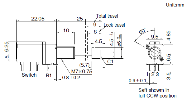 RK097111U00S-Alps-alps开关-Alps经销-Alps传感器-电子元器件、现货开关